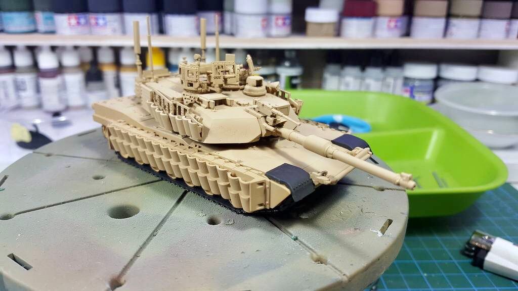 miniafv: Tiger Model 1/72 M1A2 SEP TUSK II Abrams (by Ahmet Gürkan)